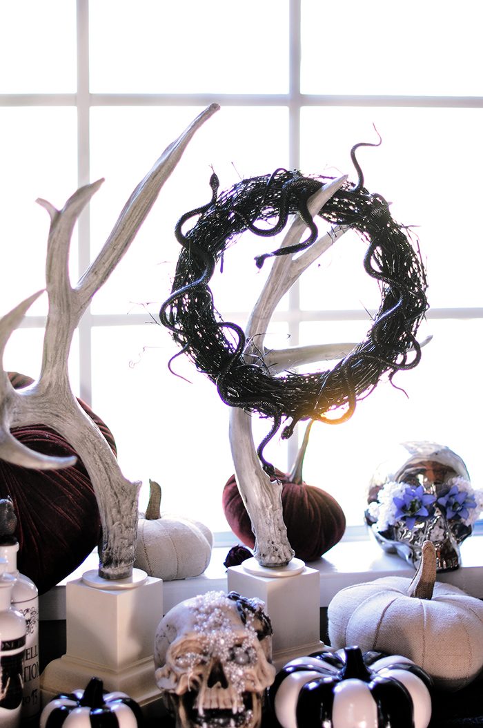 DIY Halloween // Spooky Slithering Snake Wreath | ...love, Maegan ...